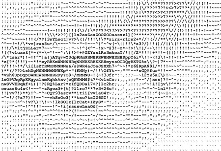 How to create giant ASCII posters for wall mounting